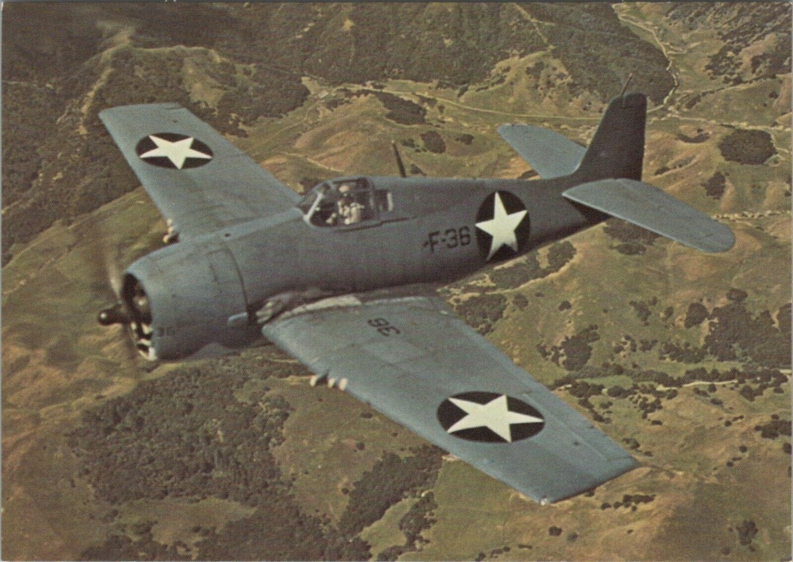 Aviation Postcard - Grumman F6F-3 Hellcat Fighter Aeroplane RR13289 ...