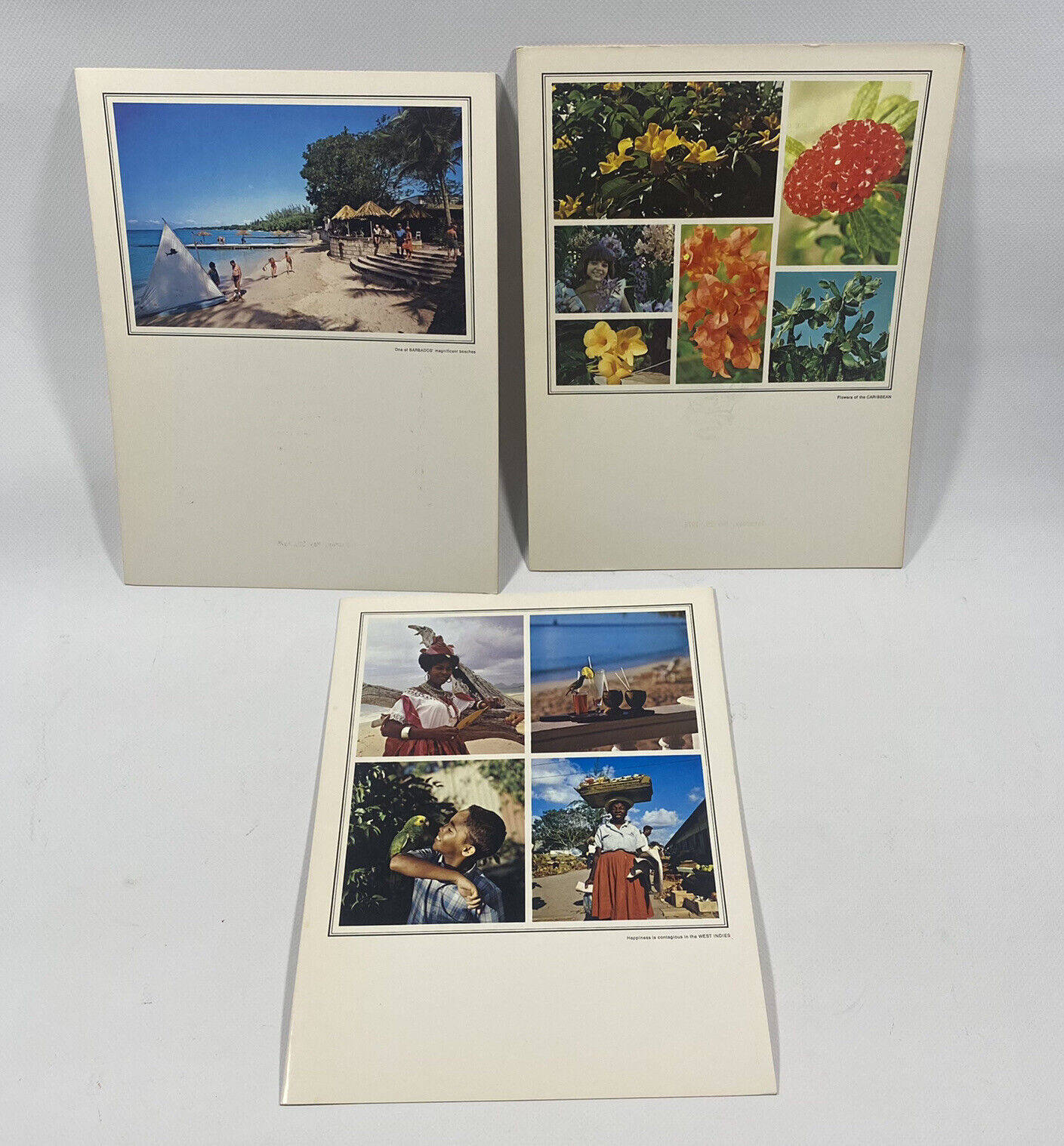 Vintage Cruise Ship Menus FLAGSHIP Barbados Virgin Islands Curacao St ...