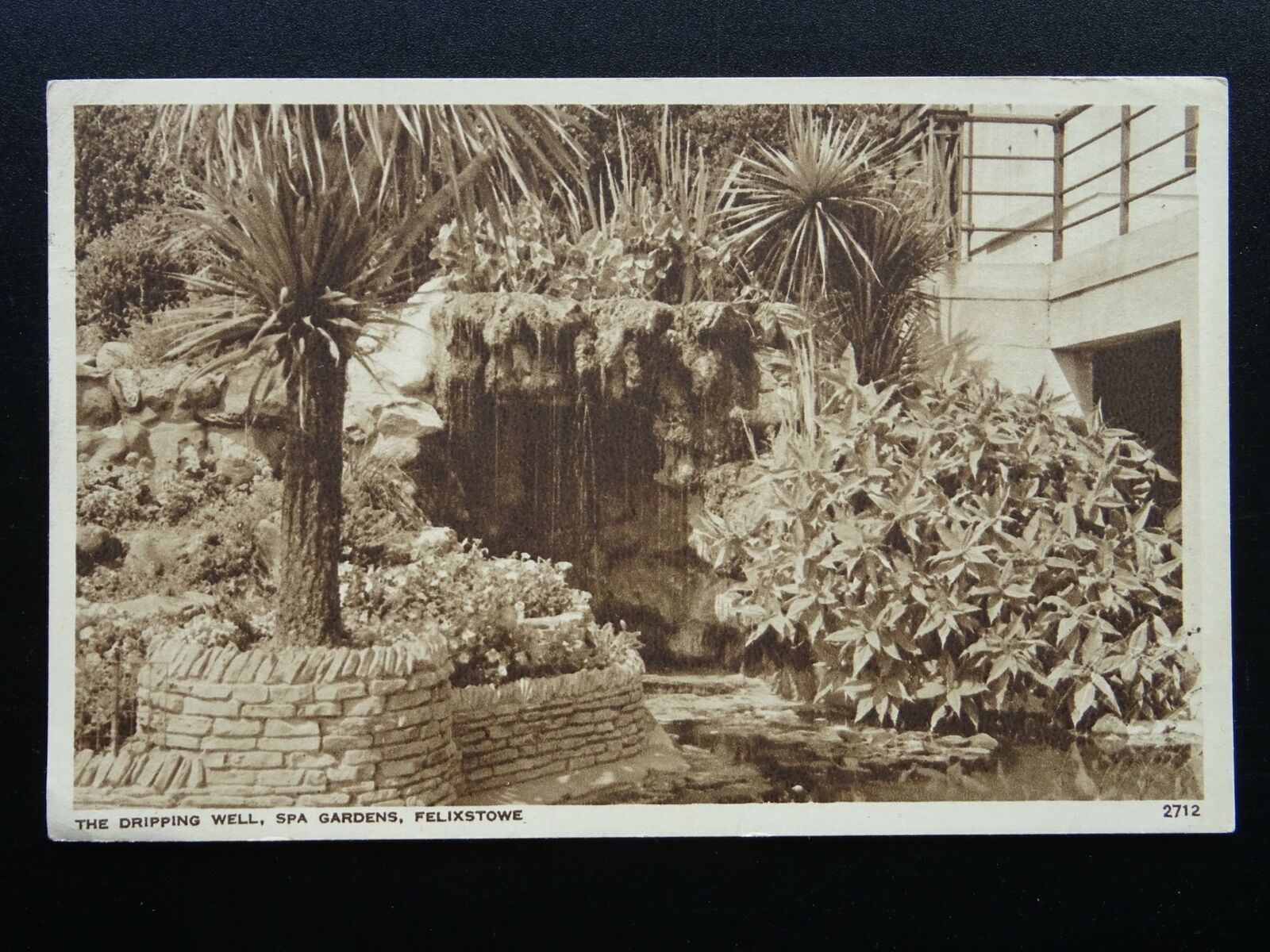 Suffolk FELIXSTOWE The Dripping Well Spa Gardens c1950s Postcard by P.P ...