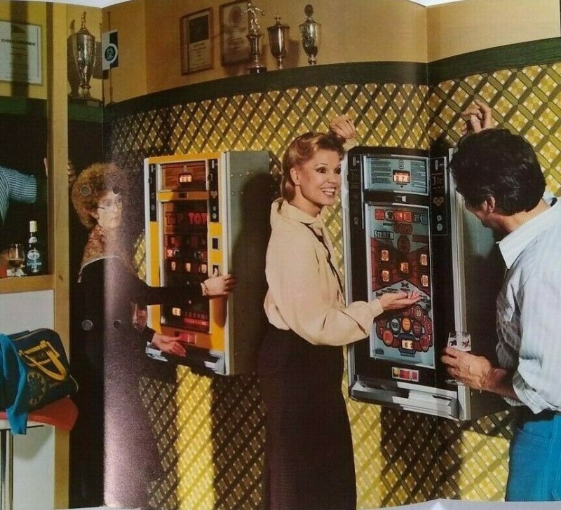 Rotomat Gold Silber Bronze Slot Machine Flyer Original German Text 1980 ...