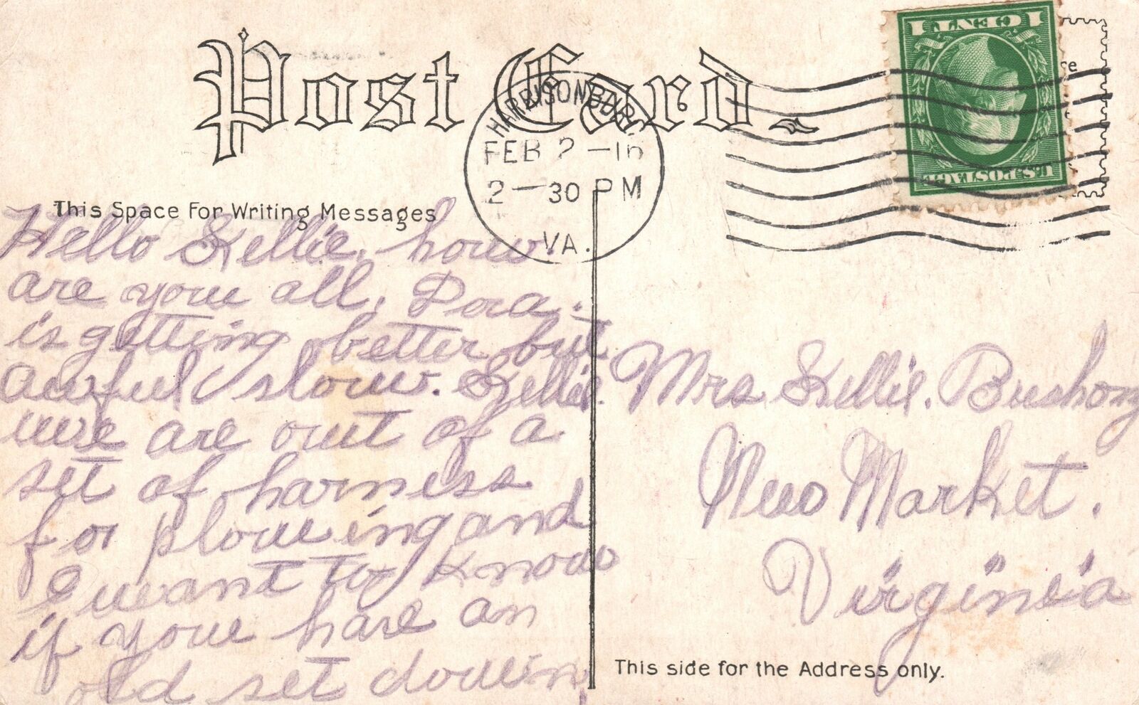 Vintage Postcard 1910's Invitation To Dinner Landscape Card Home ...