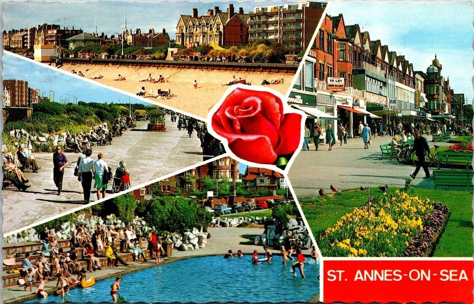 St Annes On Sea Multiview Swimming Pool Wob Note Bamforth Beach ...