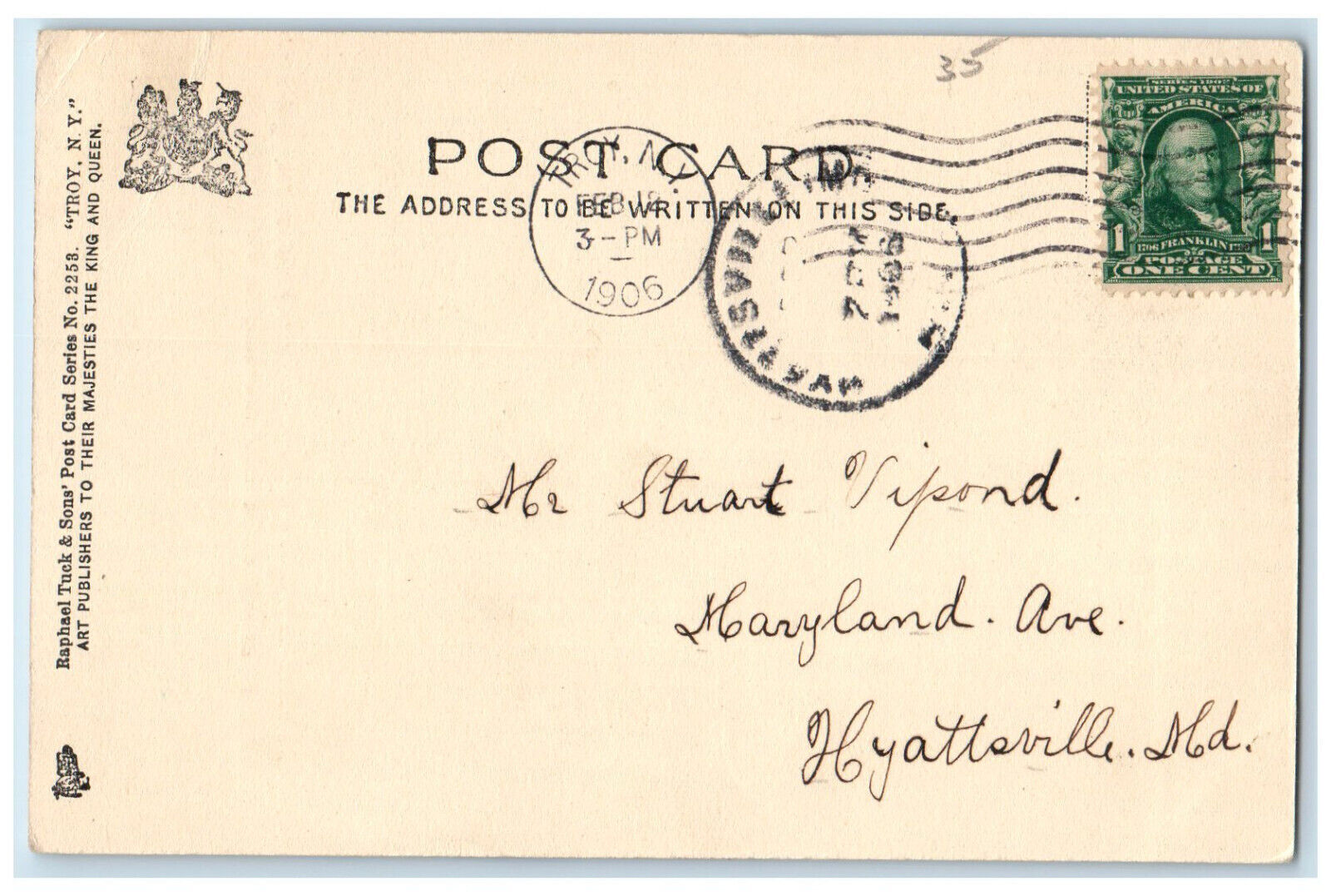 1906 Burden Water Wheel Largest in the World Troy NY Tuck Art Postcard ...