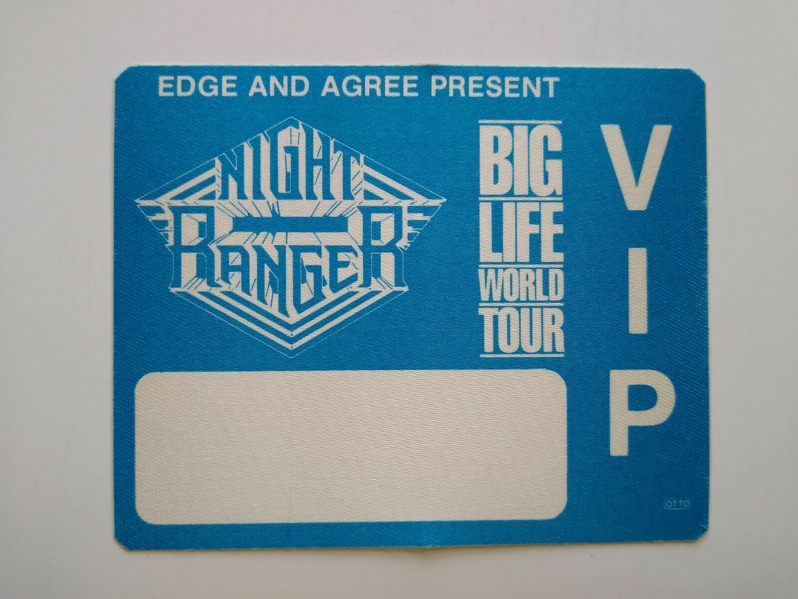 Night Ranger Backstage Pass VIP Big Life World Tour Rock Concert Promo ...