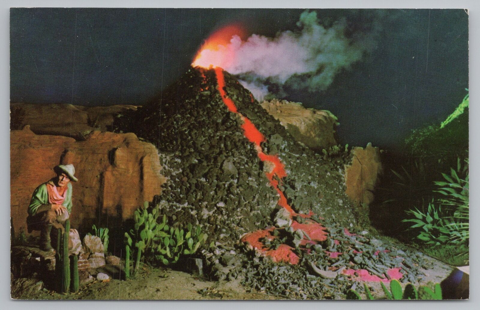 Amusement Park & Circus~Volcano @ Knotts Berry Farm Ghost Town~Vintage ...