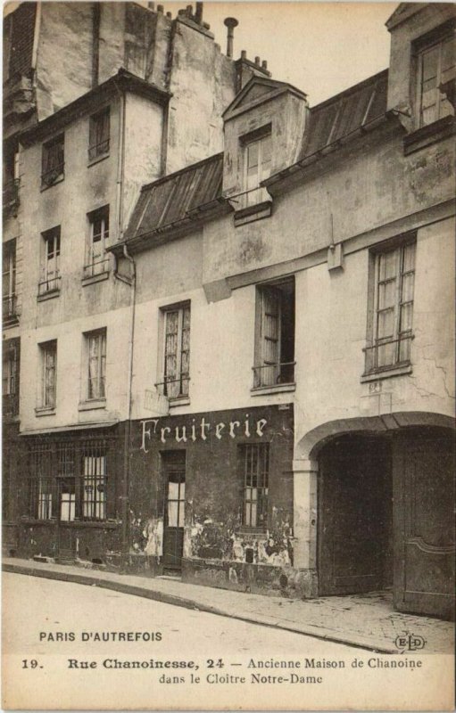 CPA PARIS 4e 24, Rue Chanoinesse maison de chanoine (978857) | Europe ...
