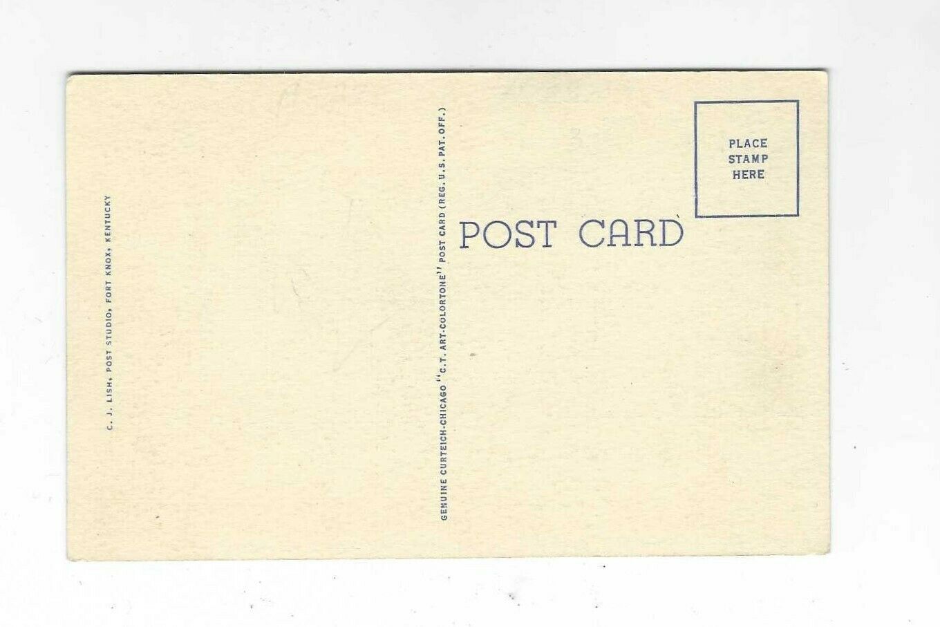 Vintage Postcard, M24 Chaffee 75 mm mounted, Fort Knox, Kentucky ...