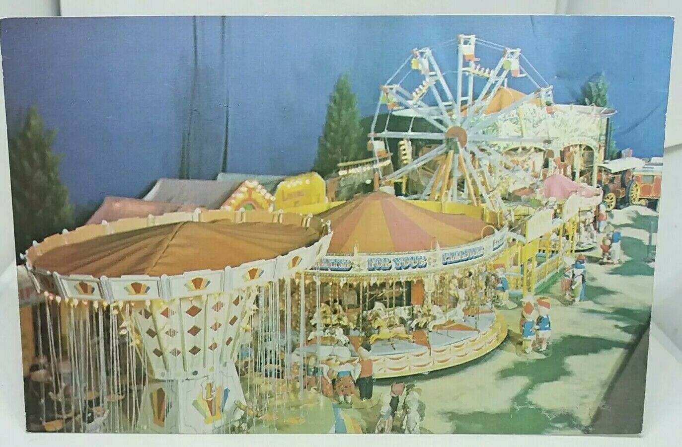 Vintage Postcard F J Loades Famous Miniature Funfair Westerfield ...