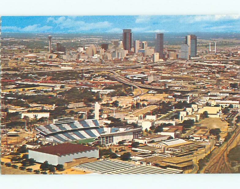 Unused Pre-1980 AERIAL VIEW OF TOWN Dallas Texas TX n2301 | United ...