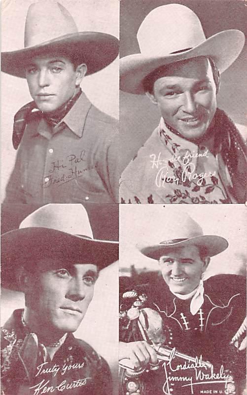 Fred Humes, Roy Rogers, Jimmy Wakely, Ken Curtis Western Actor ...