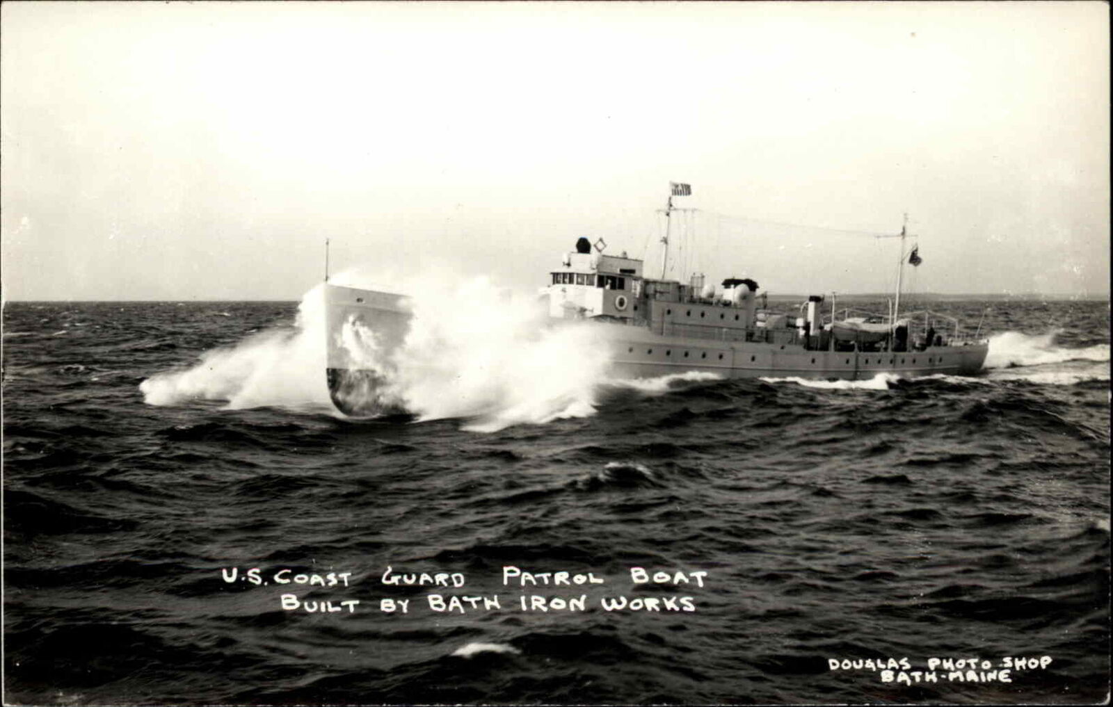 Built By BIW Bath Iron Works US Coast Guard Patrol Boat Real Photo ...