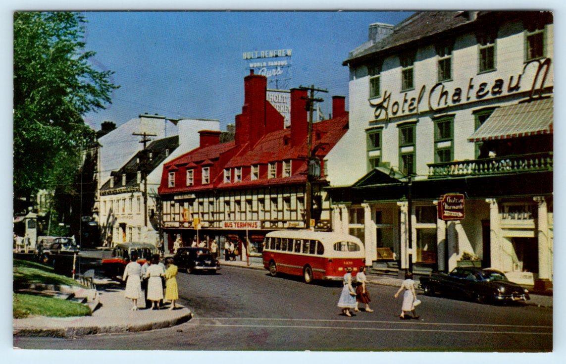 QUEBEC CITY, Canada ~ Place d'Armes HOTEL CHATEAU NORMANDY St. Anne St ...