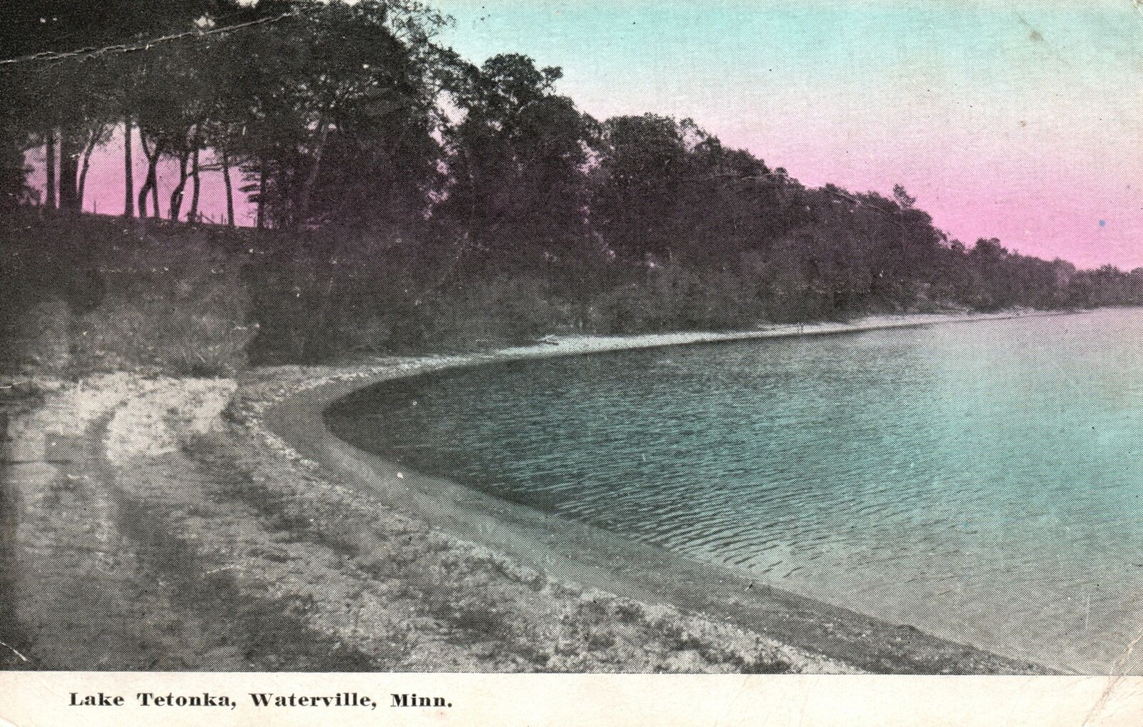 Vintage Postcard 1911 View of The Lake Tetonka Waterville Minnesota MN ...
