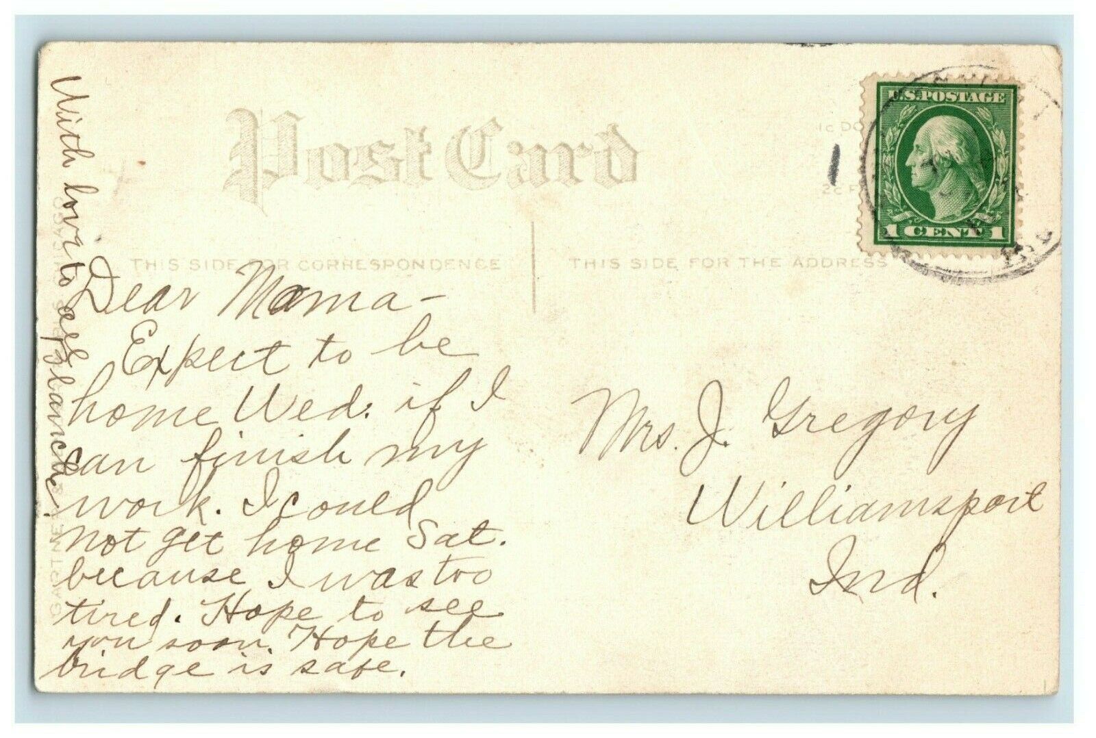 Circa 1910 Icy Cupid Cherub Frozen Hearts Candle Gartner & Bender Valentine P2 | Other ...