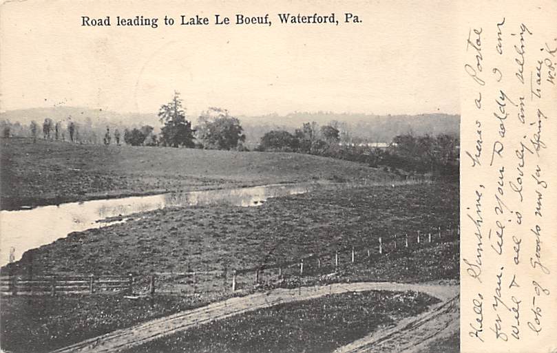 Road leading to Lake Le Boeuf Waterford Pennsylvania, PA | United ...