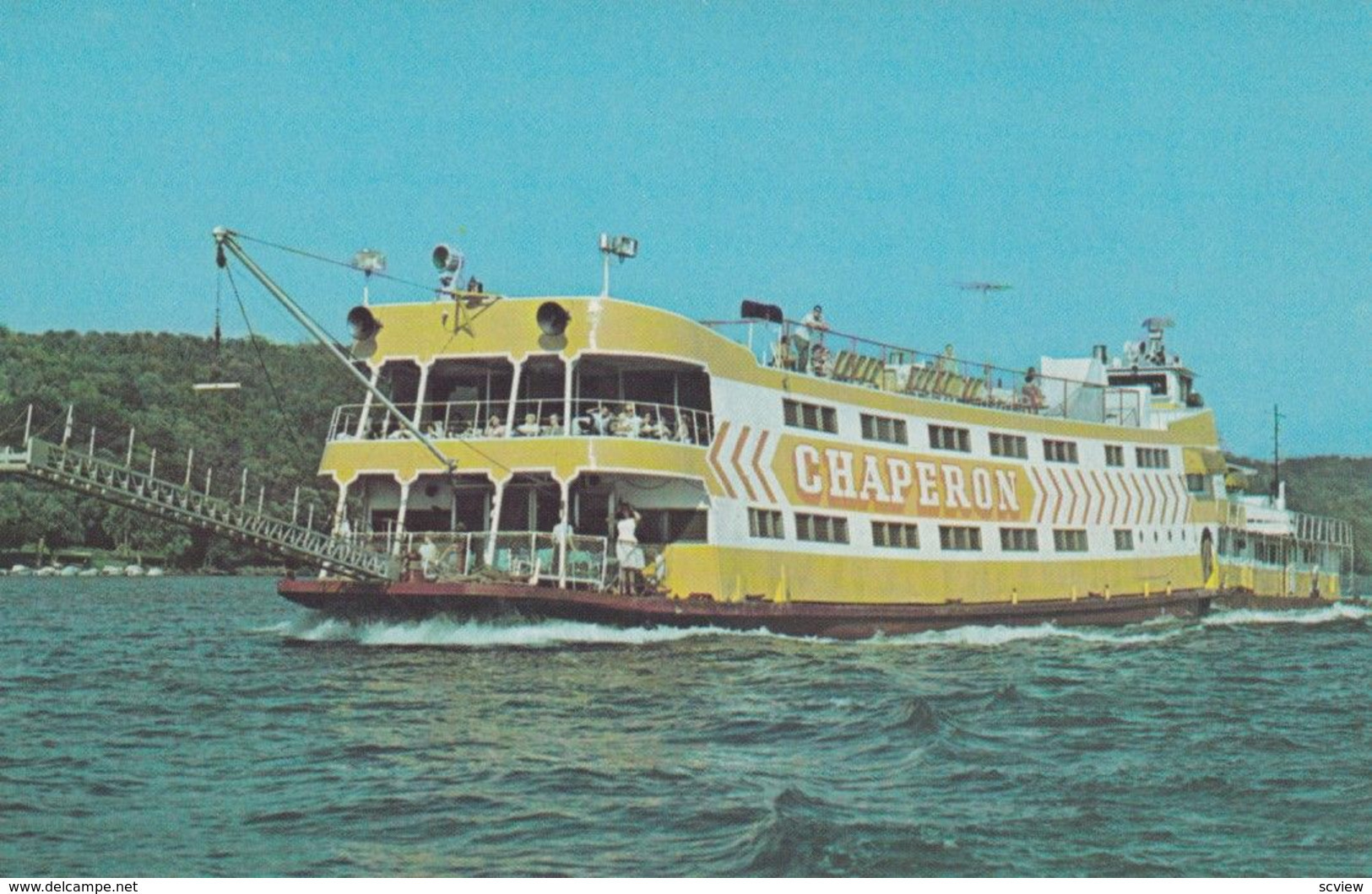 Cincinnati Ohio 1940 60s The Johnston Chaperon Excursion Boat