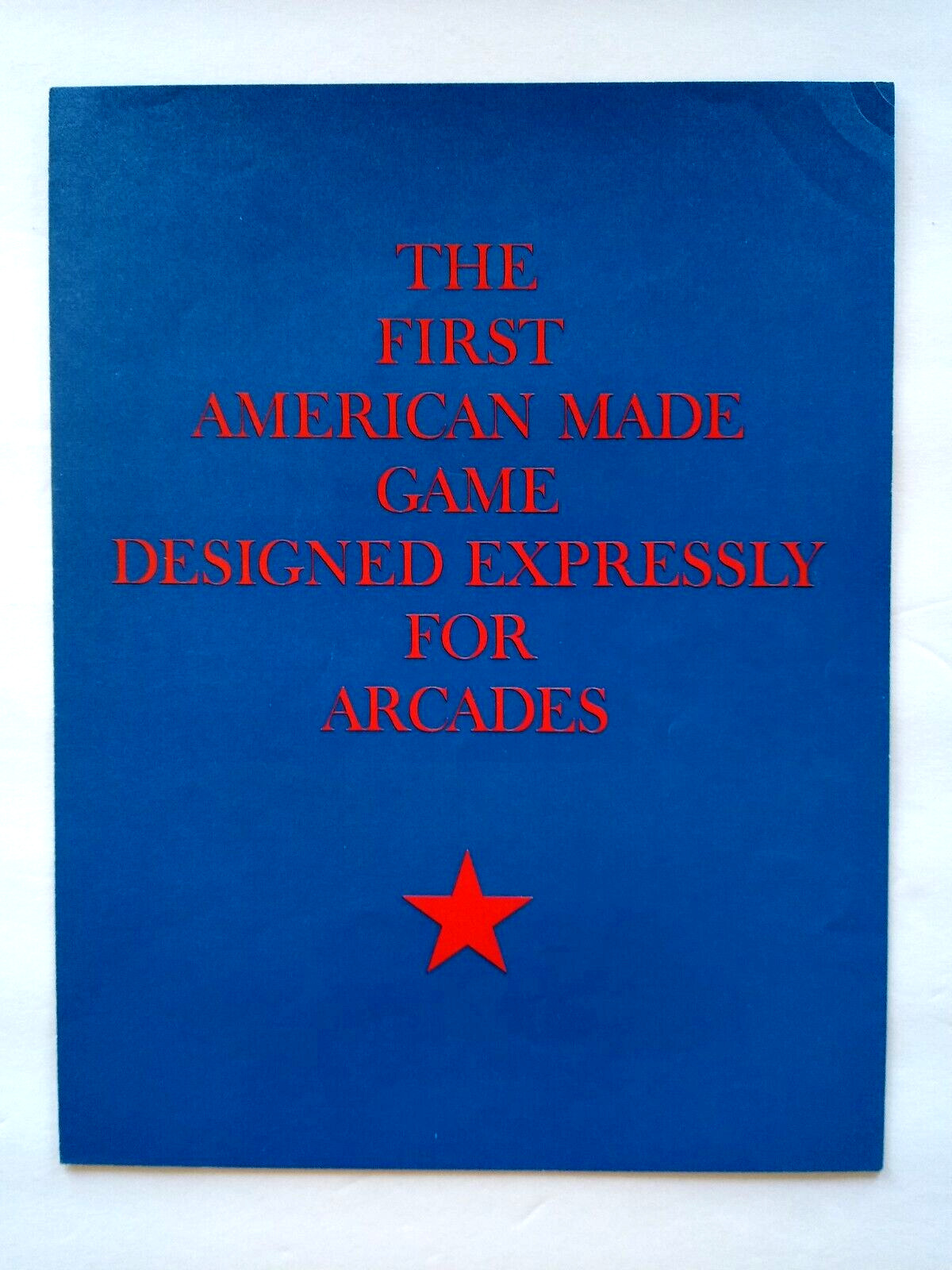 Flying Ace Arcade Flyer Original Retro Artwork 1973 Vintage MCI ...