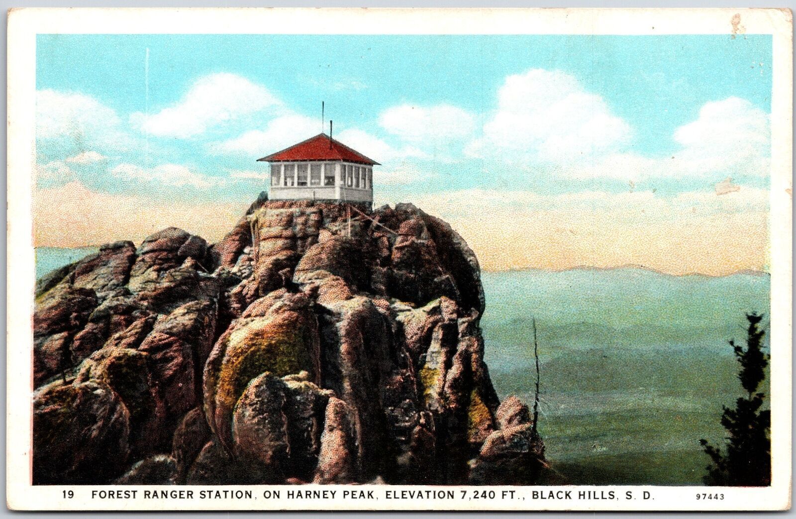Forest Ranger Station On Harvey Peak Black Hills South Dakota SD ...