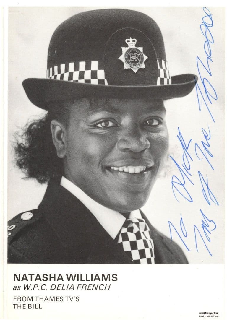 Natasha Williams The Bill ITV RARE Hand Signed Cast Card Photo | Topics ...