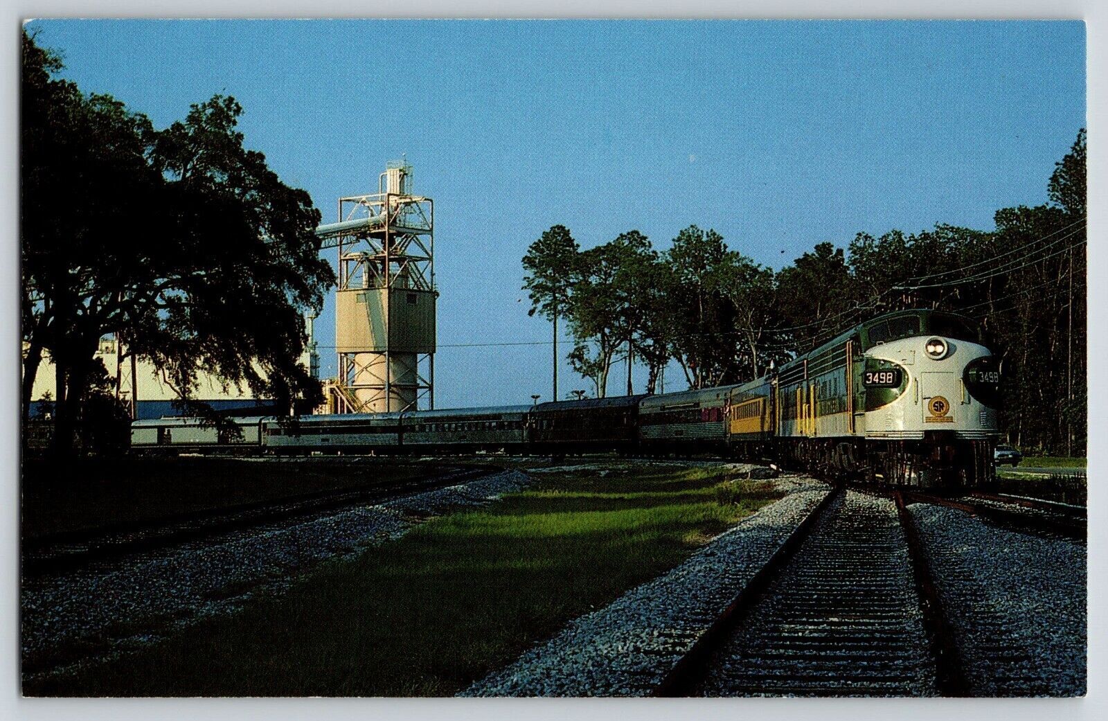 Postcard Train Southern Railways FP-7s - New Georgia Railroad Excursion ...