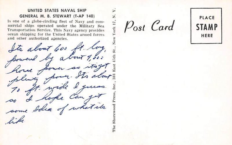 General M.B. Stewart USA's Globe Circling Navy Fleet Military Battle ...