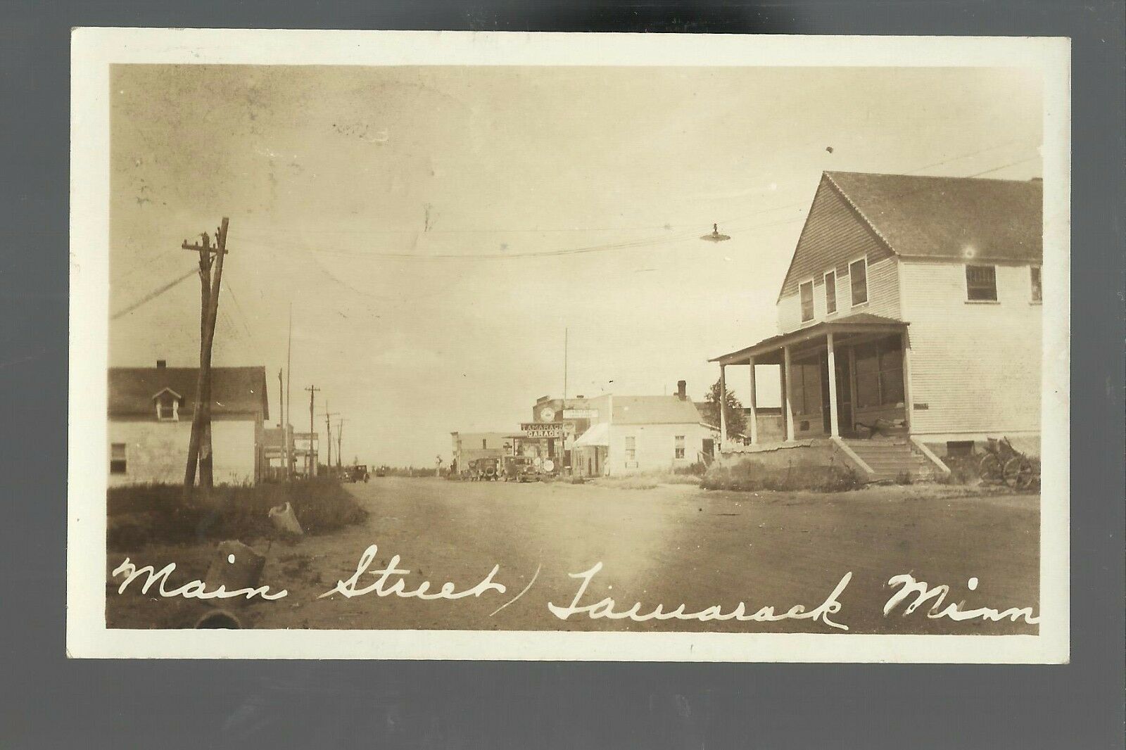 Tamarack MINNESOTA RP 1930 MAIN STREET nr McGregor Moose Lake Cloquet ...
