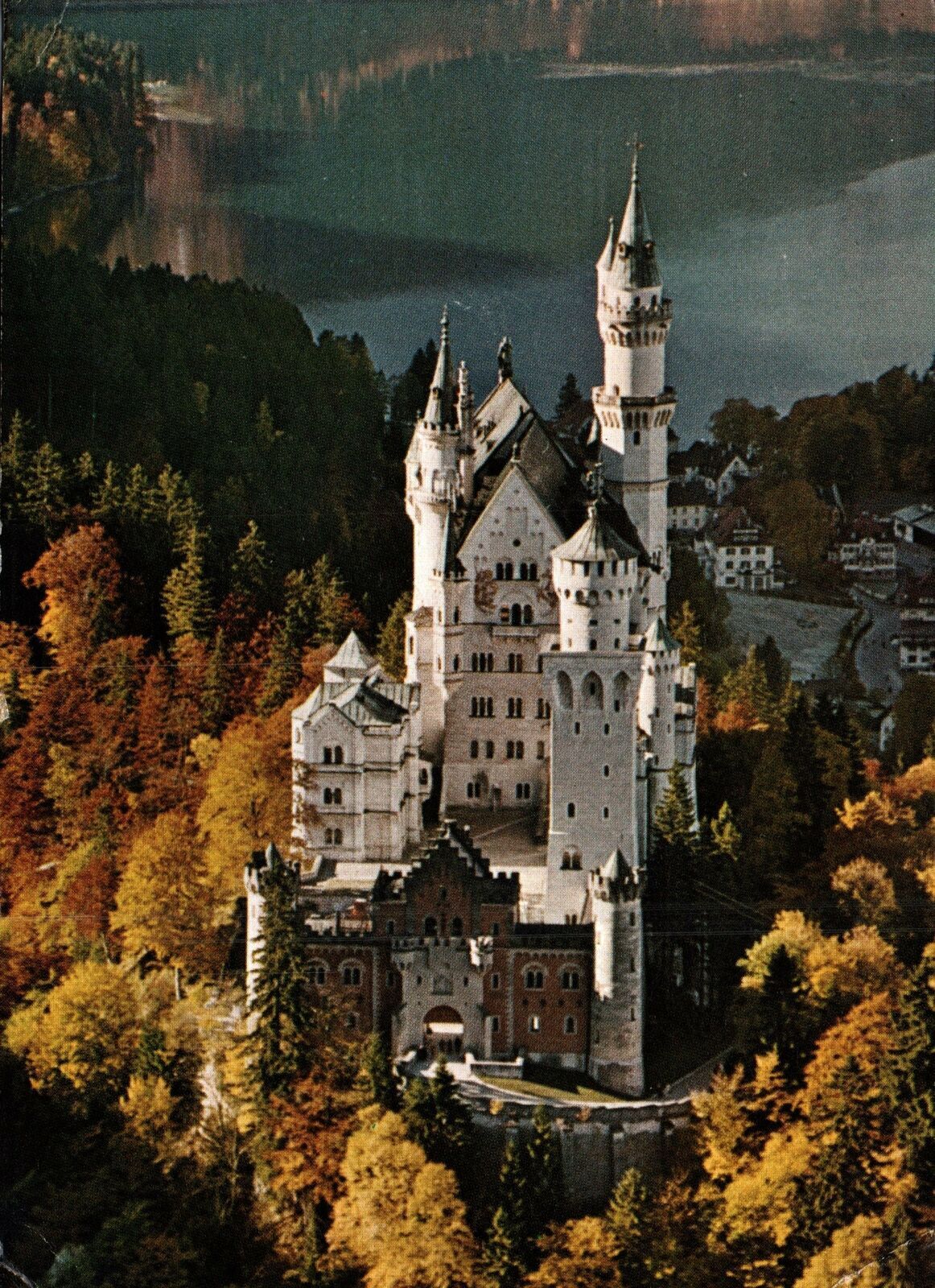 Vintage Continental Postcard Schloss Neuschwanstein Famous Royal Castle ...