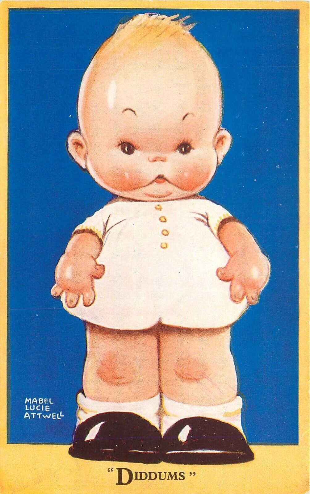 Postcard 1920s Mable Lucie Atwell Diddums girl humor 23-10600 | Other ...