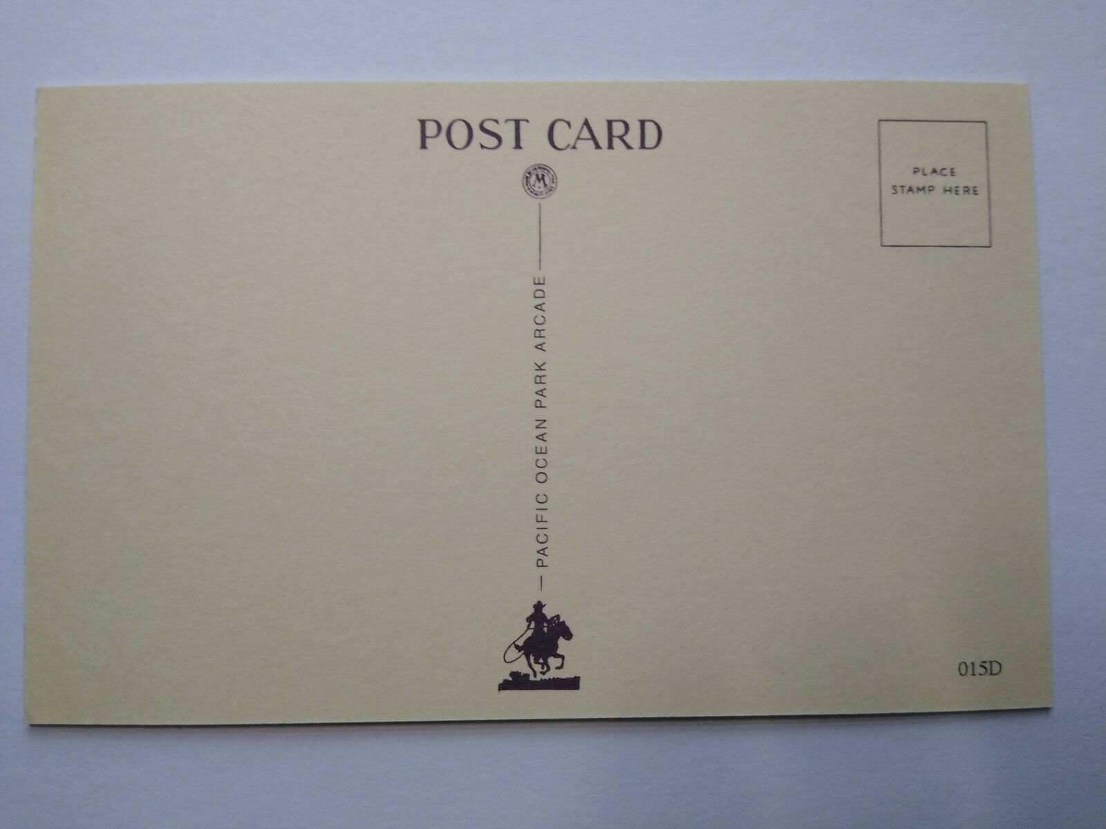 Pacific Ocean Park Arcade Post Card John Wayne Buck Jones Don Barry ...