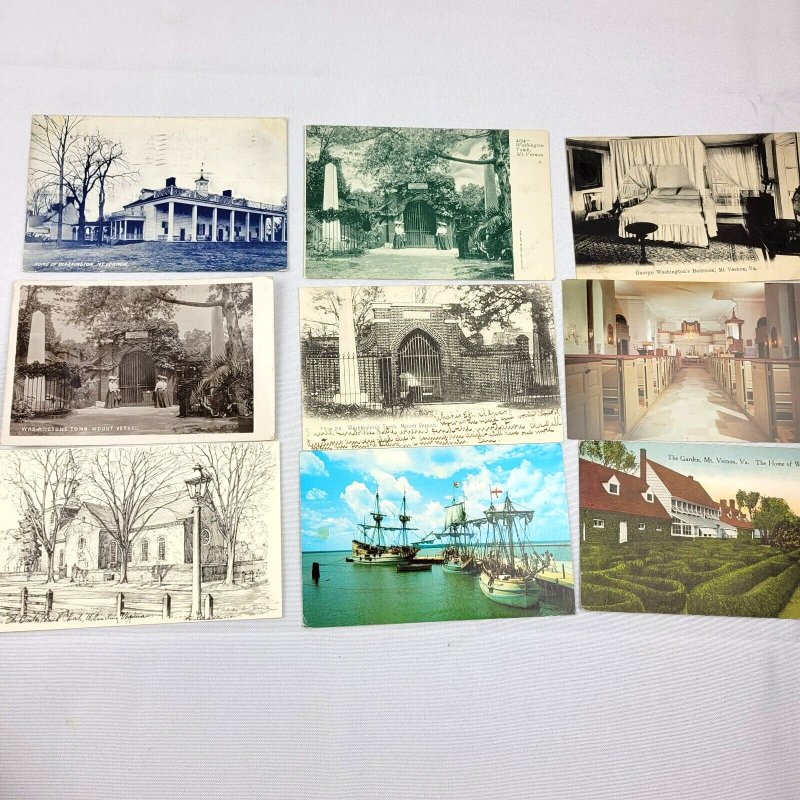 Huge Lot Postcards 1000+ U.S.A. Towns Streets Views Multiple States ...