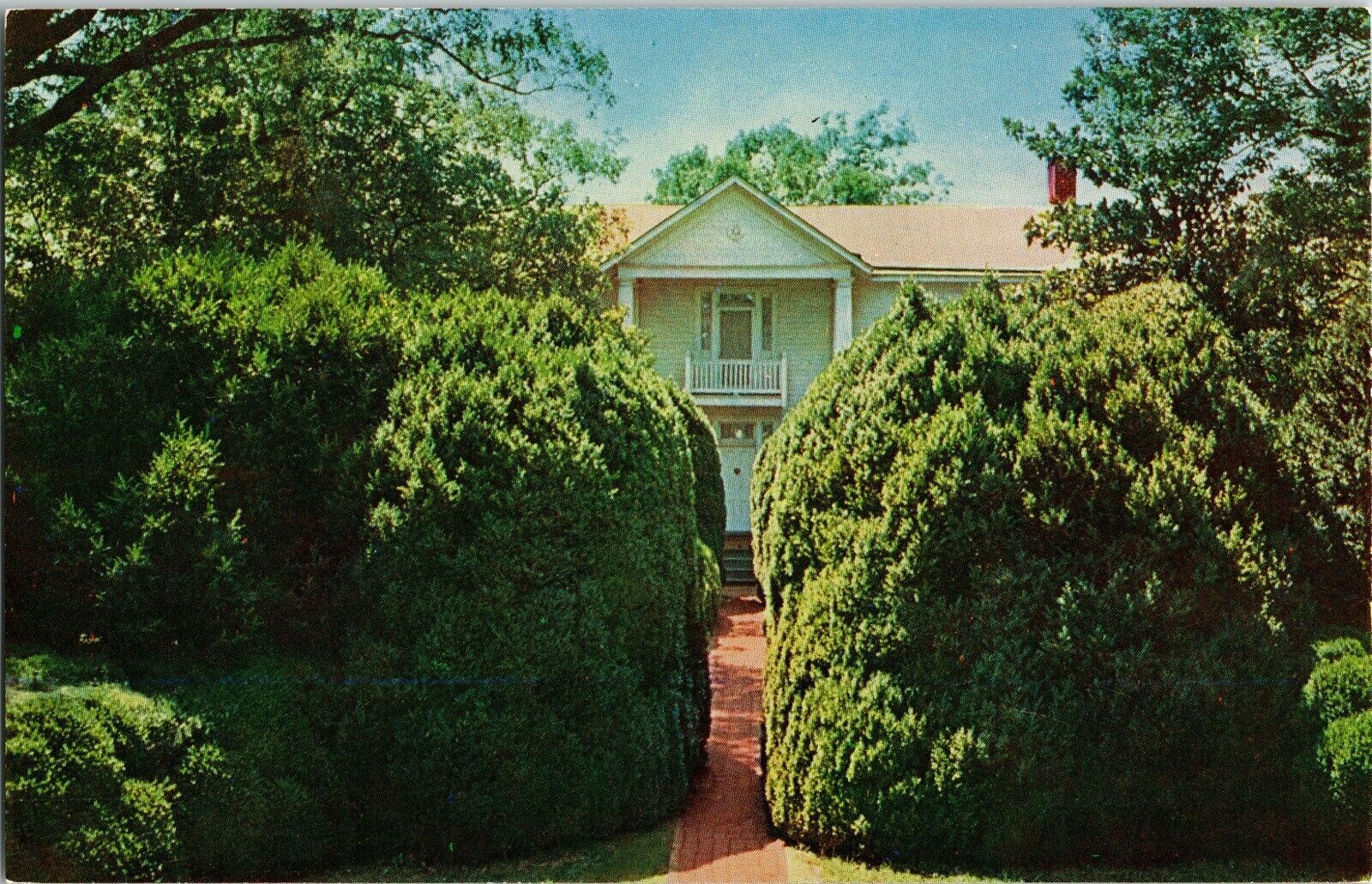 Ash Lawn Home James Monroe Charlottesville Va Herbert Lanks Postcard ...