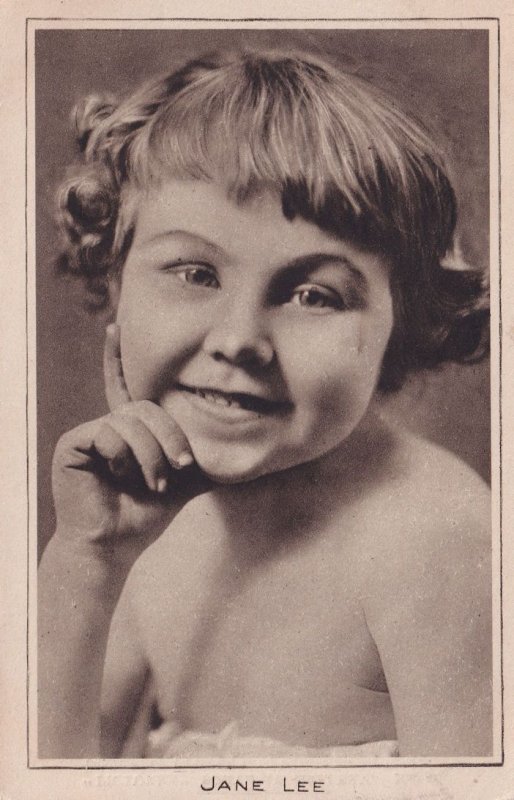 Jane Lee Scottish Child Actress Film Star Old Postcard | Topics ...