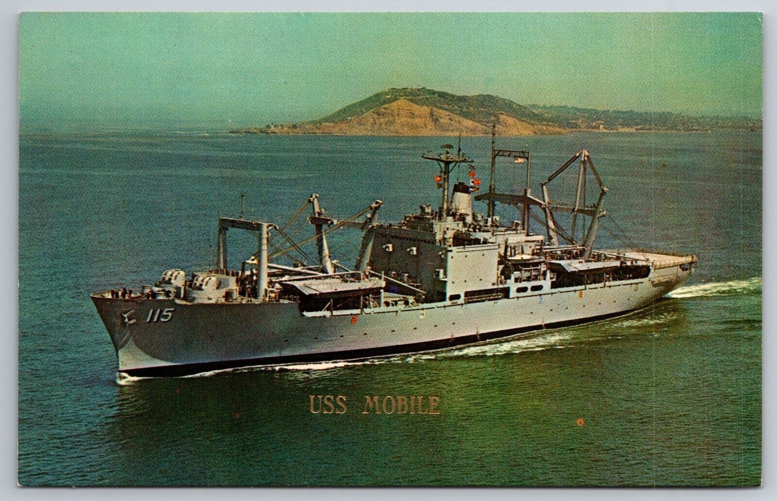 U.S.S. Mobile LKA 115 Navy Charleston Class Amphibious Cargo Ship Photo ...