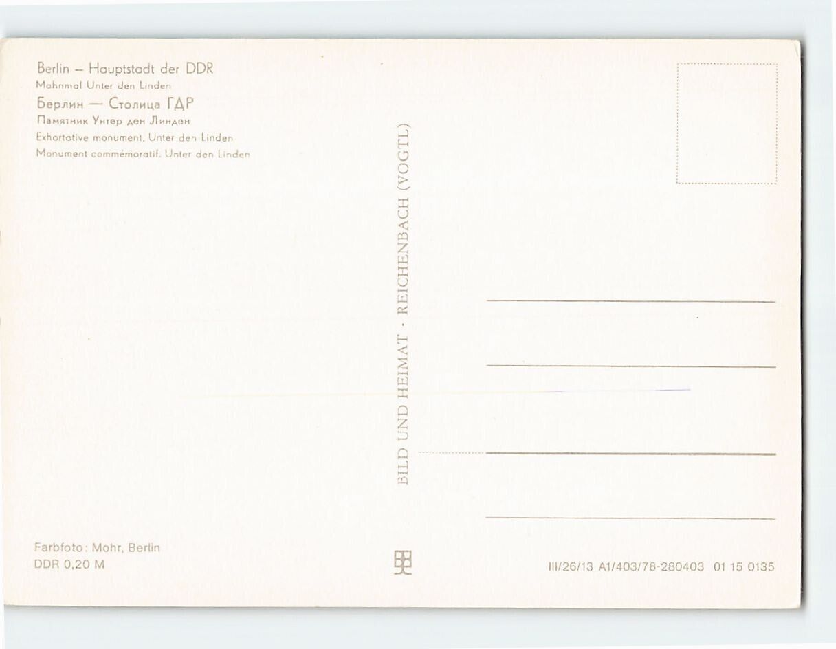 M-178405 Exhortative monument Unter den Linden Berlin Germany | Europe ...