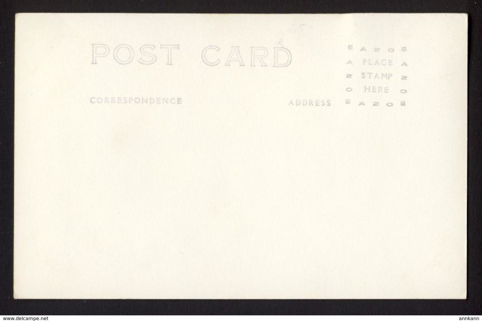 L.D.S. TEMPLE at L'aie HAWAII color RPPC AZO Squares Stamp Box 1924-49 ...