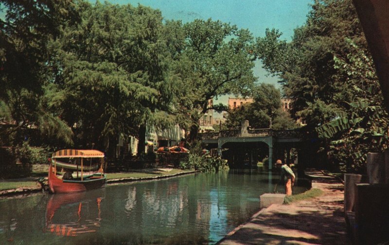 Vintage Postcard 1968 View of San Antonio River Venice of Texas San ...