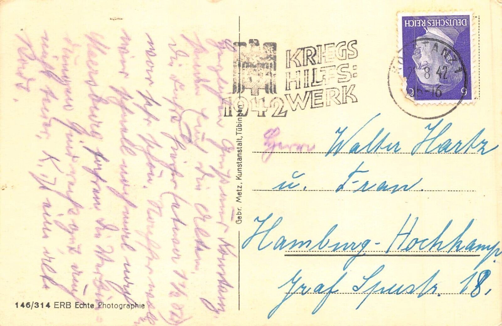 L263 Germany 1942 Konstanz a B Rathaushof Interior Yard vintage postcard | Europe - Germany ...