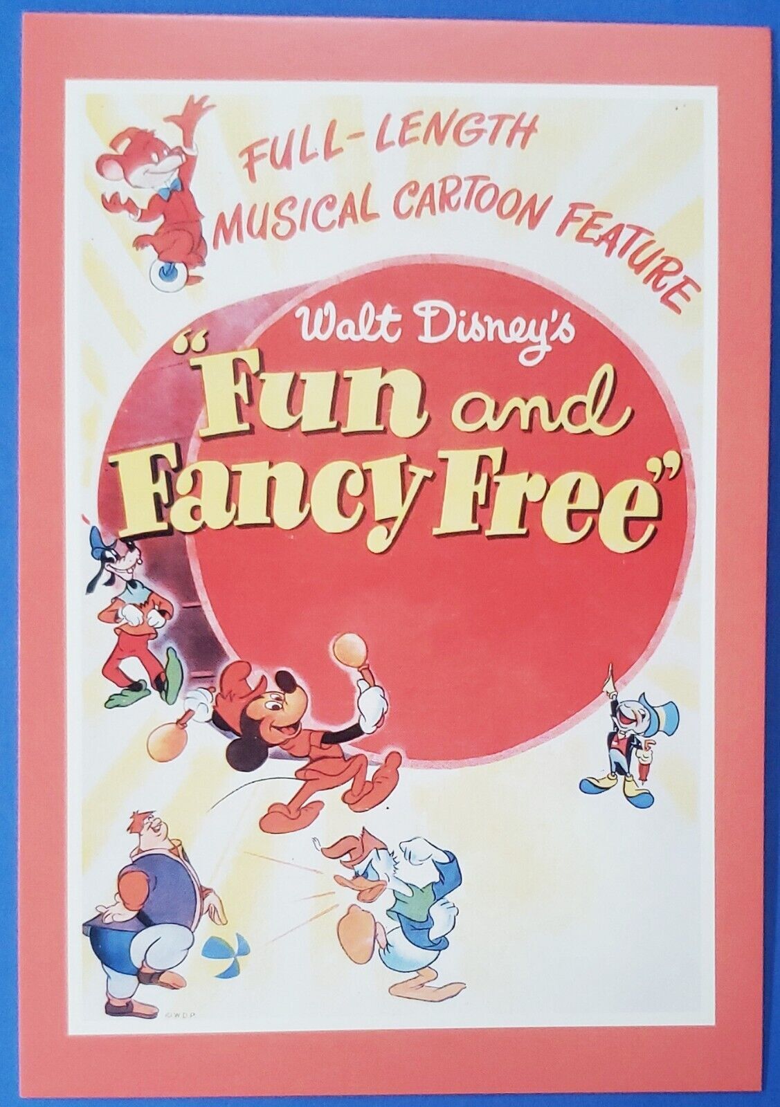 Postcard Walt Disneys Fun and Fancy Free Disney Classic Movie Posters 4 ...