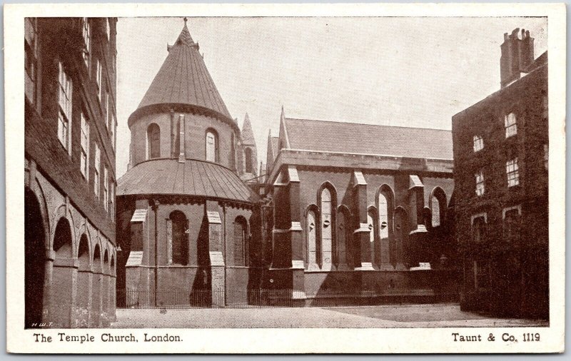 The Temple Church London England Royal Peculiar Church Postcard ...