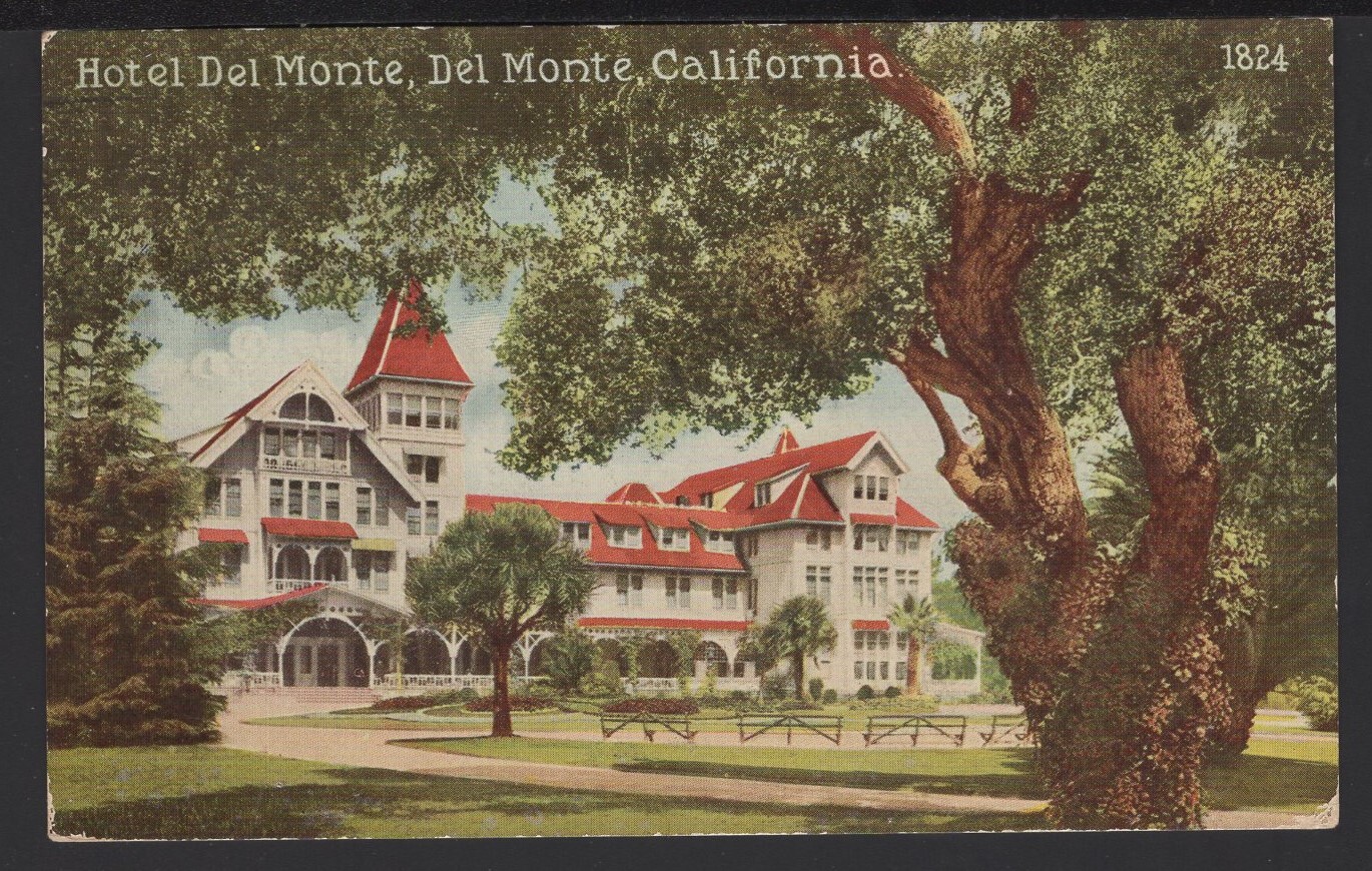 California DEL MONTE Hotel Del Monte Pub by Edward H Mitchell pm1915 ...
