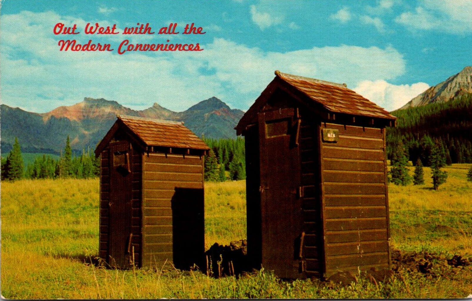 Humour Outhouses Out West With All The Modern Conveniences | Topics ...