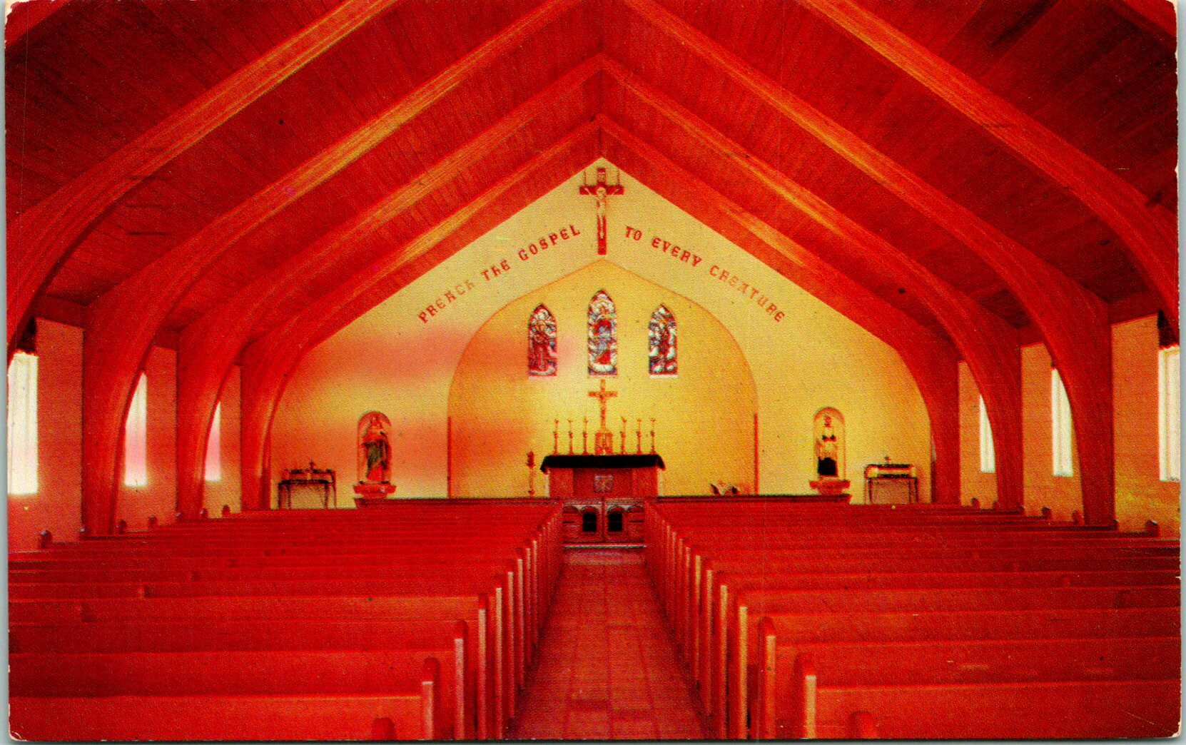 Newton NJ Camp Don Bosco chapel Postcard Used (30812) | United States ...
