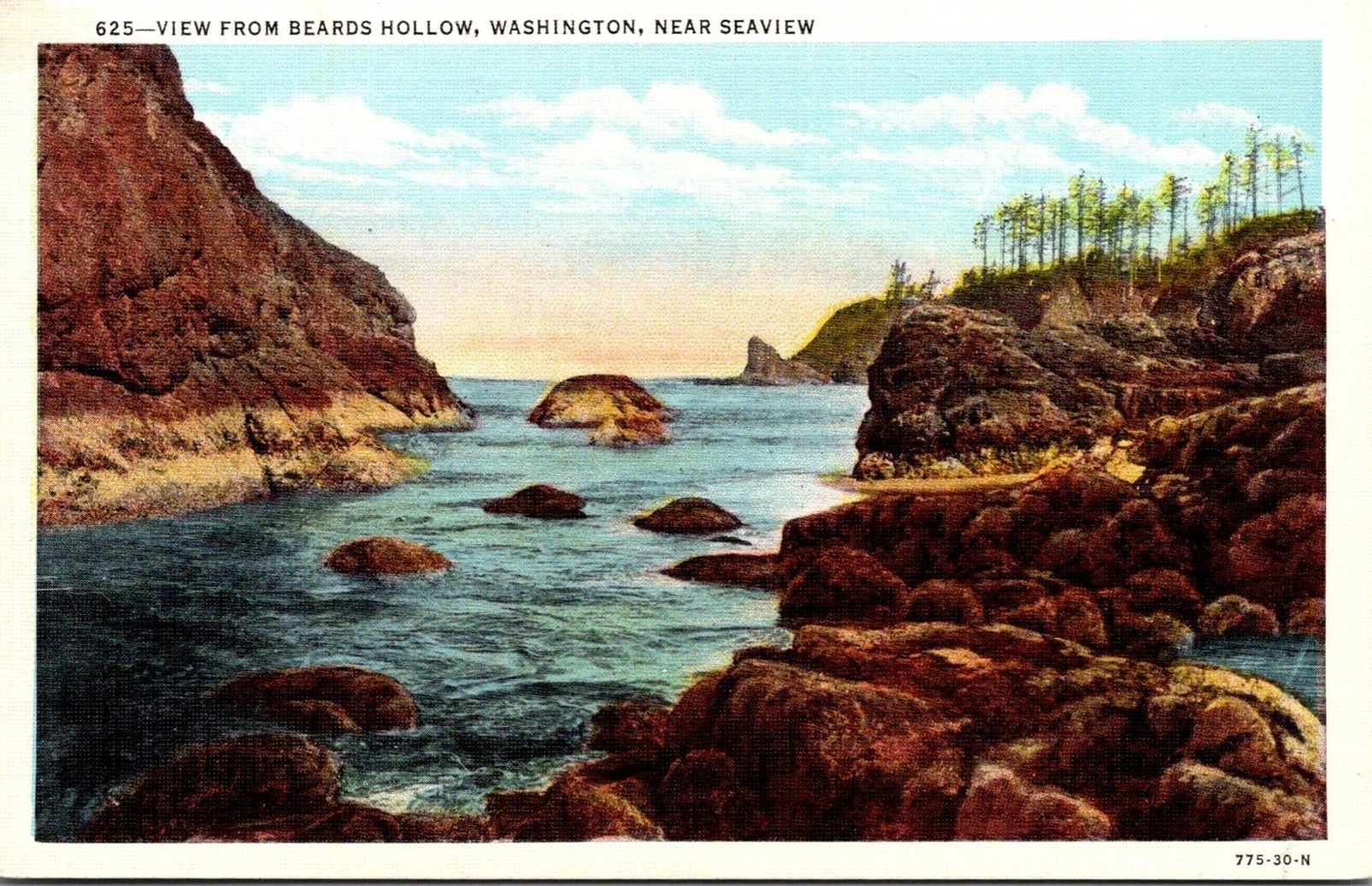 Washington View From Beards Hollow Near Seaview | United States ...