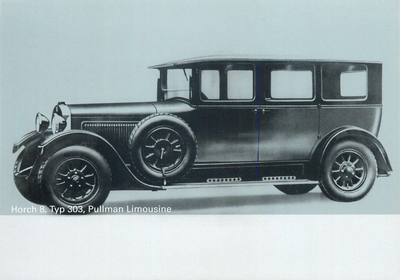 Audi Logo Mobile Museum Postcard Horch 8 Type 303 Pullman Limousine ...