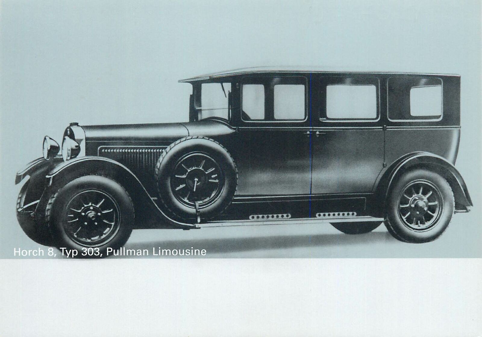 Audi Logo Mobile Museum Postcard Horch 8 Type 303 Pullman Limousine ...