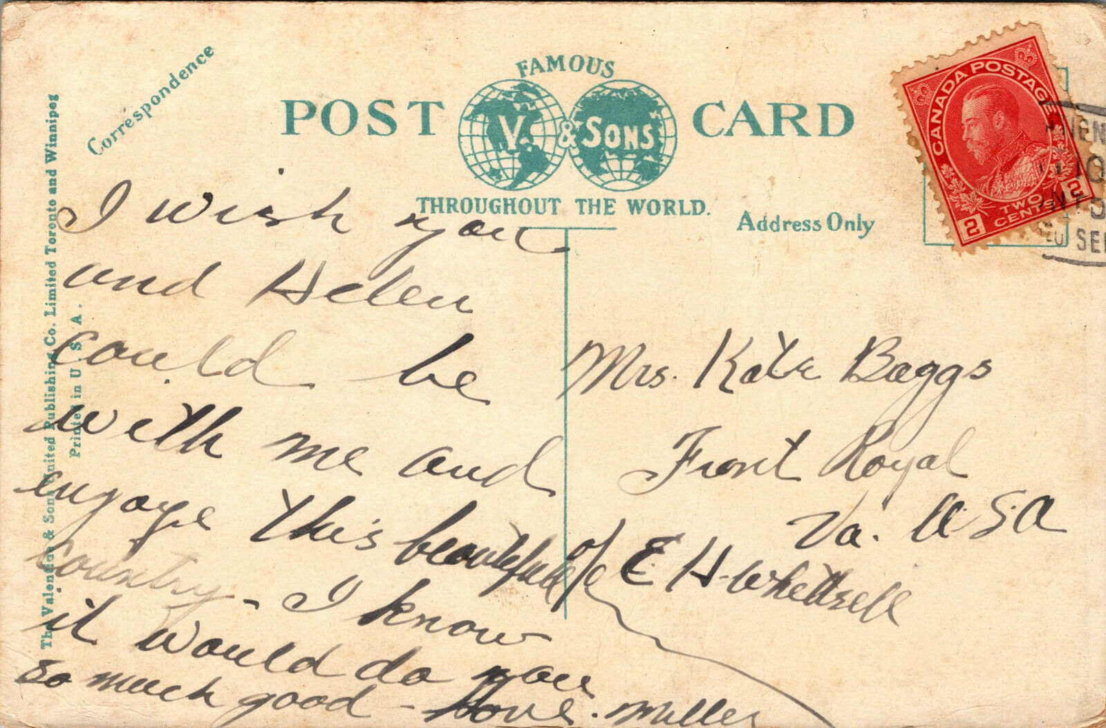 Vtg 1920s Victoria University Toronto Ontario Canada Postcard | Canada ...