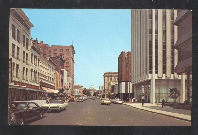 Raleigh North Carolina NC Downtown Street Scene OLD Cars Vintage ...