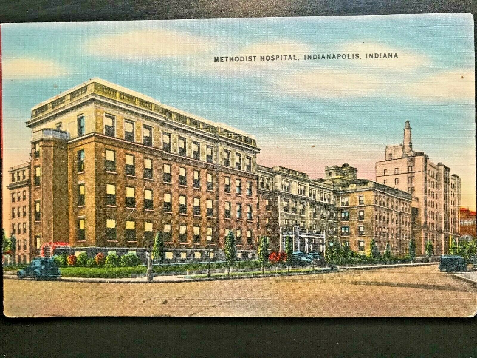 Vintage Postcard 1930-1940 Methodist Hospital Indianpolis Indiana ...
