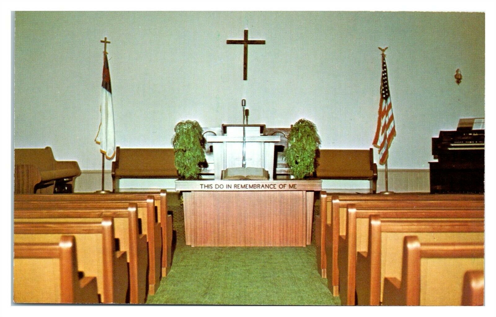 1960s/70s Trinity Bible Church Interior, Hagerstown, MD Postcard *6V(4 ...