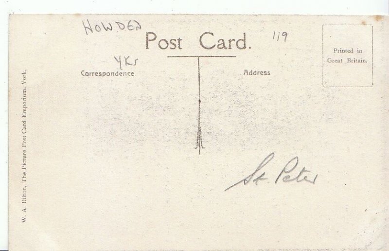 Yorkshire Postcard - Howden Church [ Interior ] 2443 | Europe - United ...